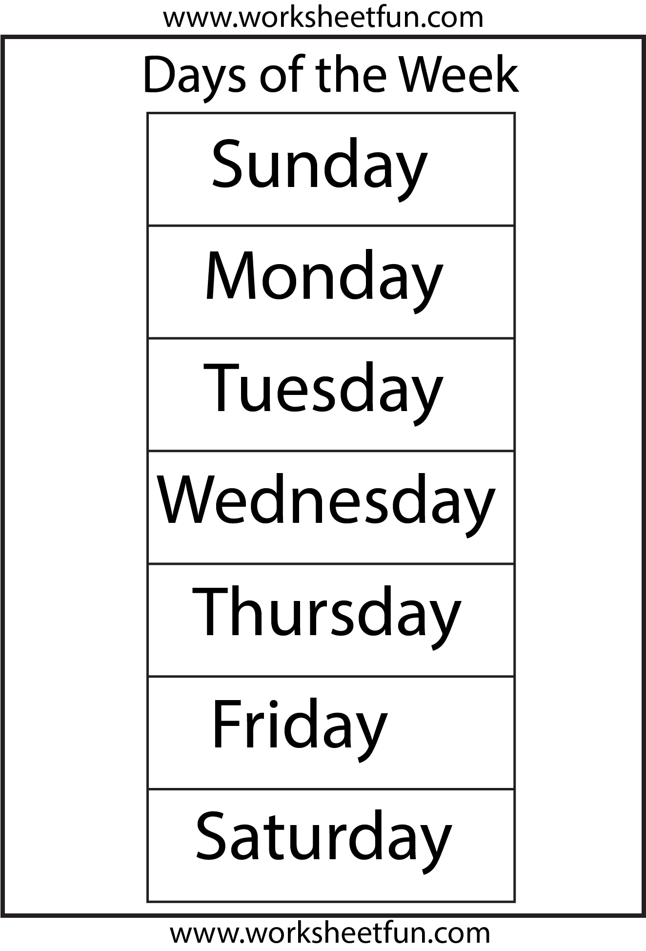 Days Of The Week Tracing Worksheets Name Tracing Generator Free Days Of The Week Tracing Worksheets Name Tracing Generator Free