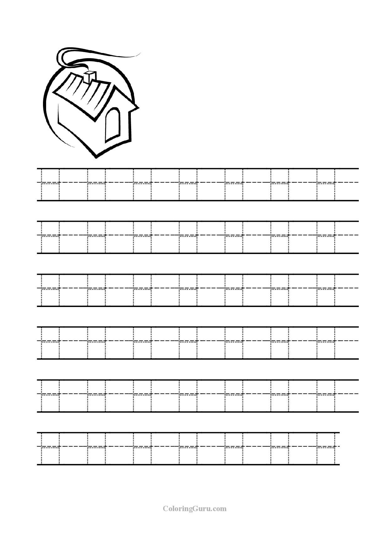 Printable Letter H Tracing Worksheets For Preschoolers Preschool Crafts Printable Letter H Tracing Worksheets For Preschoolers Preschool Crafts