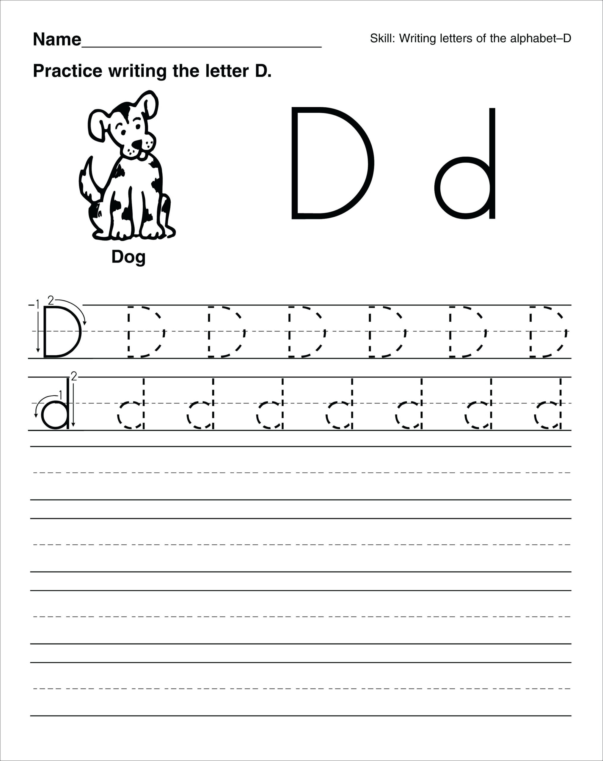 Free Printable Tracing Words For Kindergarten Free Printable Tracing Words For Kindergarten